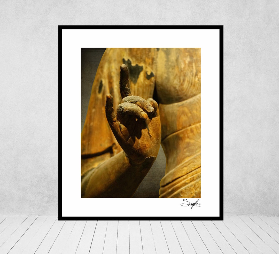 Buddha Hand Mudra 5 Fine Art Photograph, Wall Art, Room Decor, Gift ...
