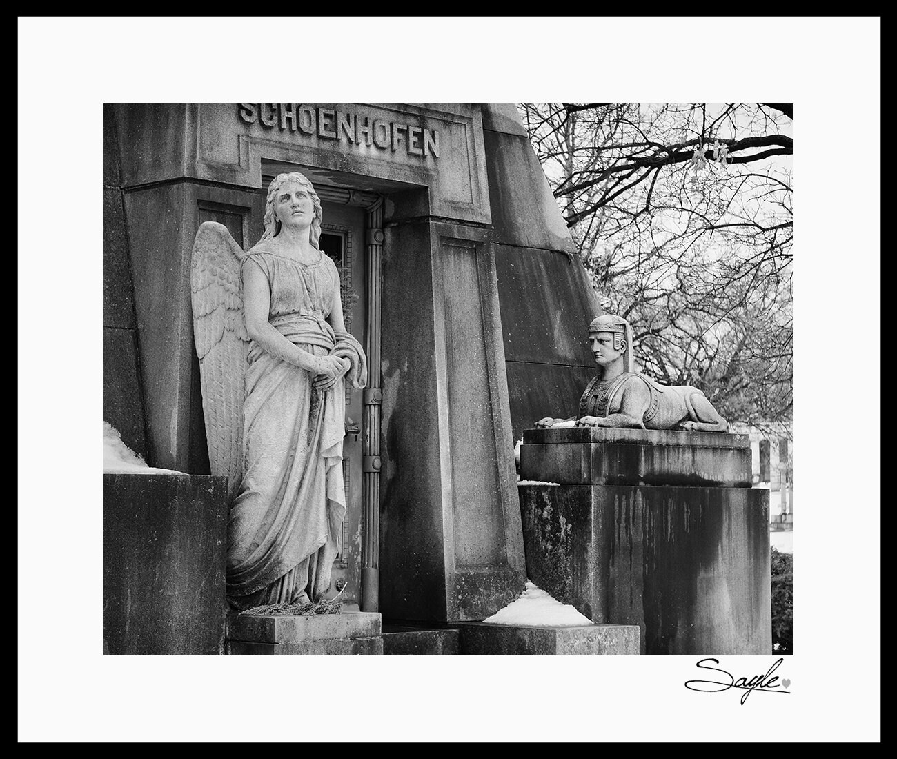 Angel and Sphinx 2 Fine Art Photograph, Wall Art, Guardian Angel Photo ...
