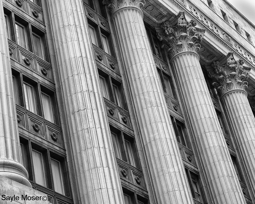 Chicago City Hall Columns Fine Art Photograph, Wall Art, Chicago ...