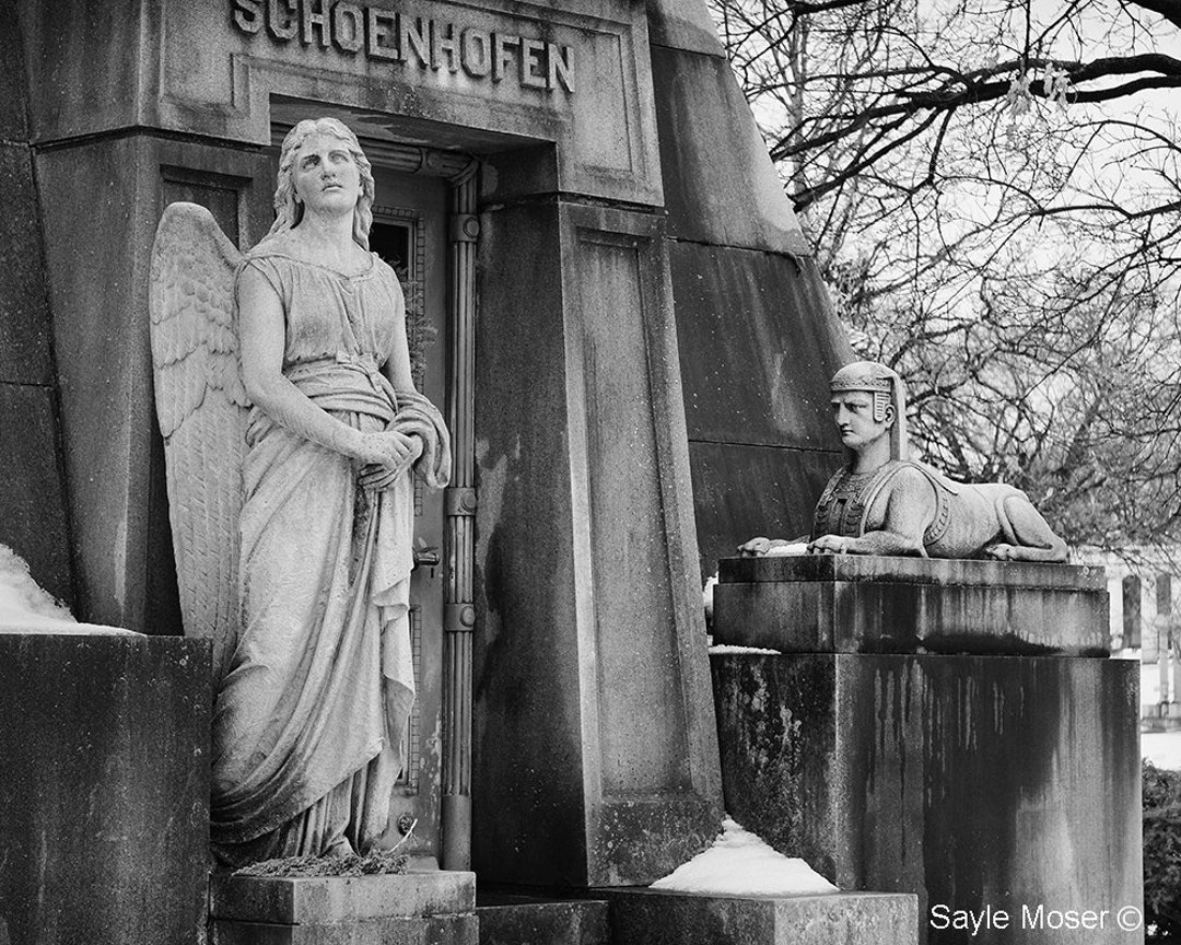 Angel and Sphinx 2 Fine Art Photograph, Wall Art, Guardian Angel Photo ...