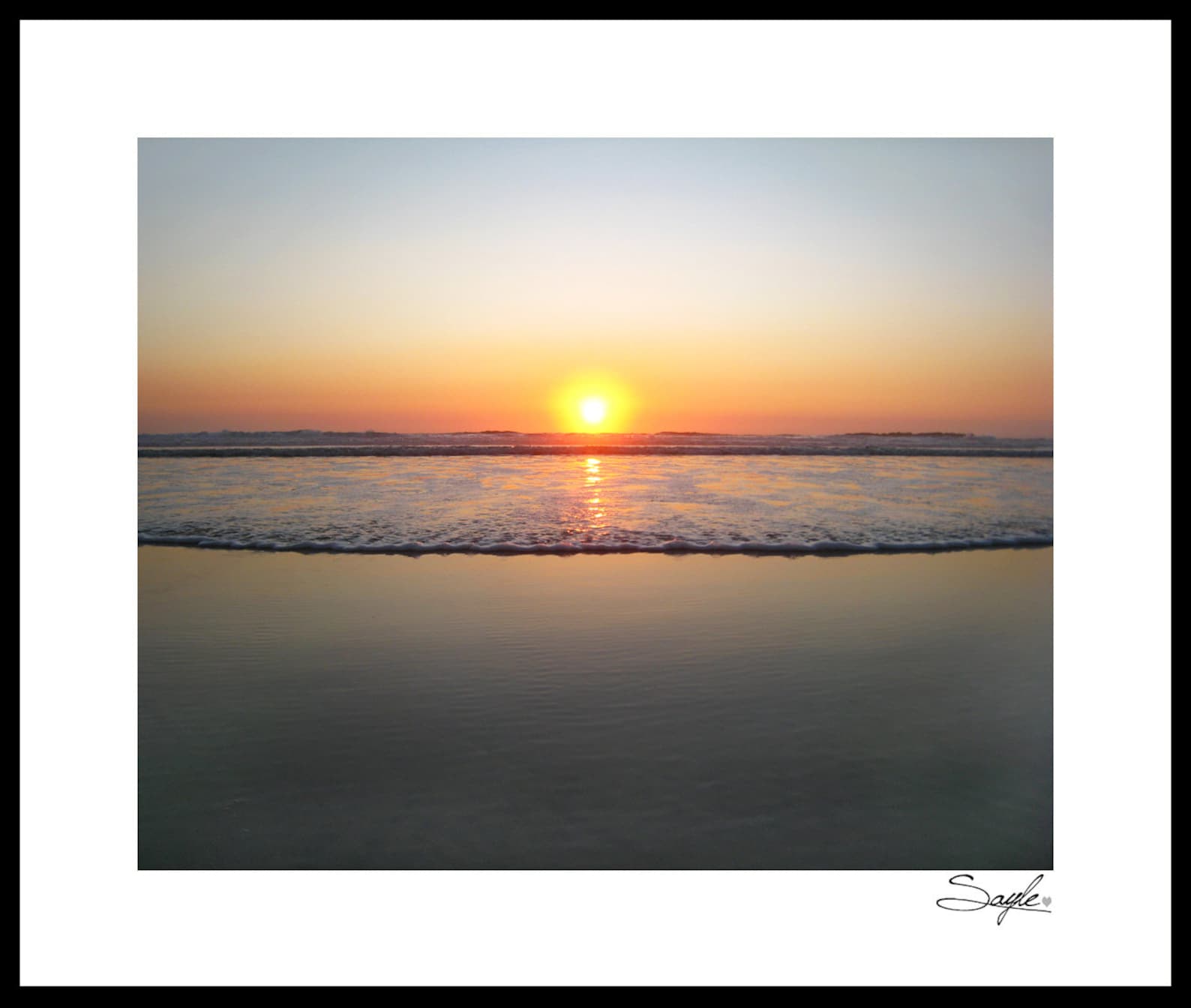 Beach Sunset Fine Art Photograph, Wall Art, Home Decor, Nature ...