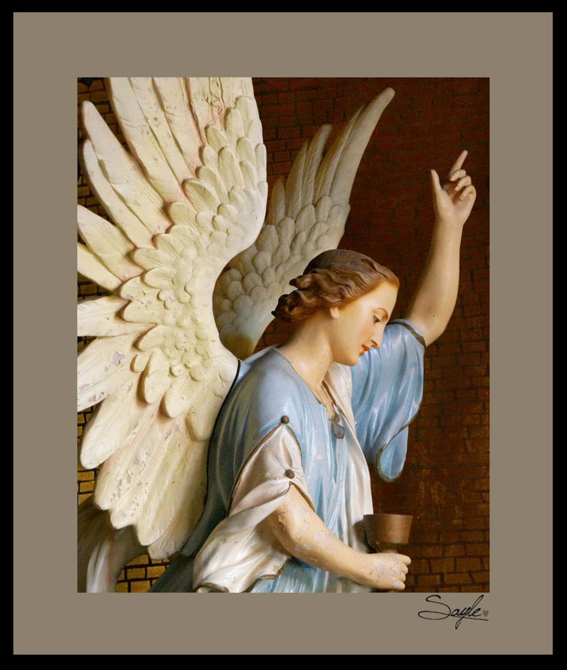 Church Angel Fine Art Photograph Wall Art Room Decor Angel | Etsy