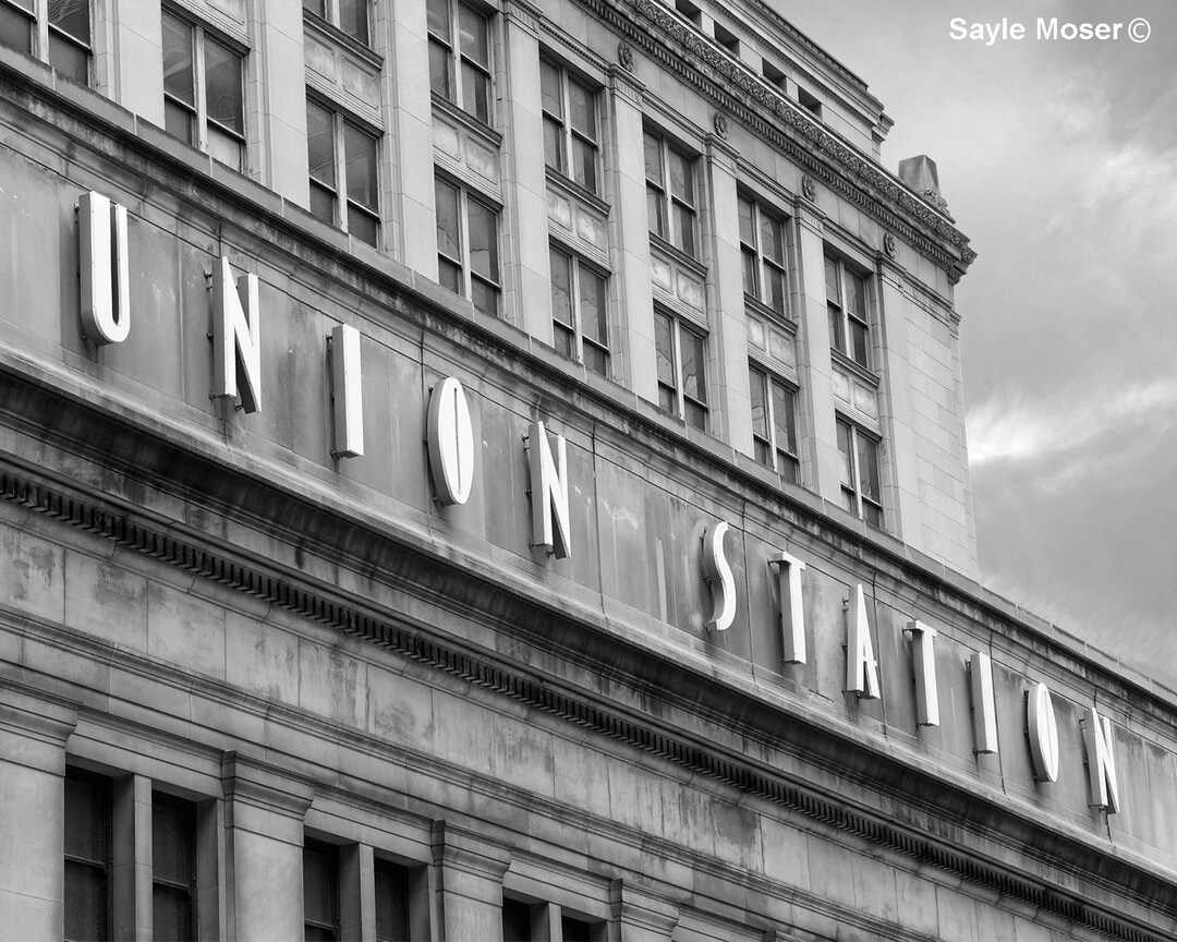 Chicago Union Station Sign Fine Art Photograph, Wall Art, Architecture ...