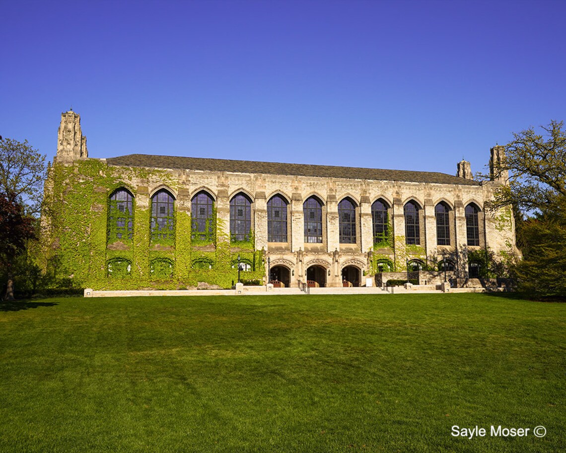 Northwestern University Charles Deering Memorial Library 3 | Etsy