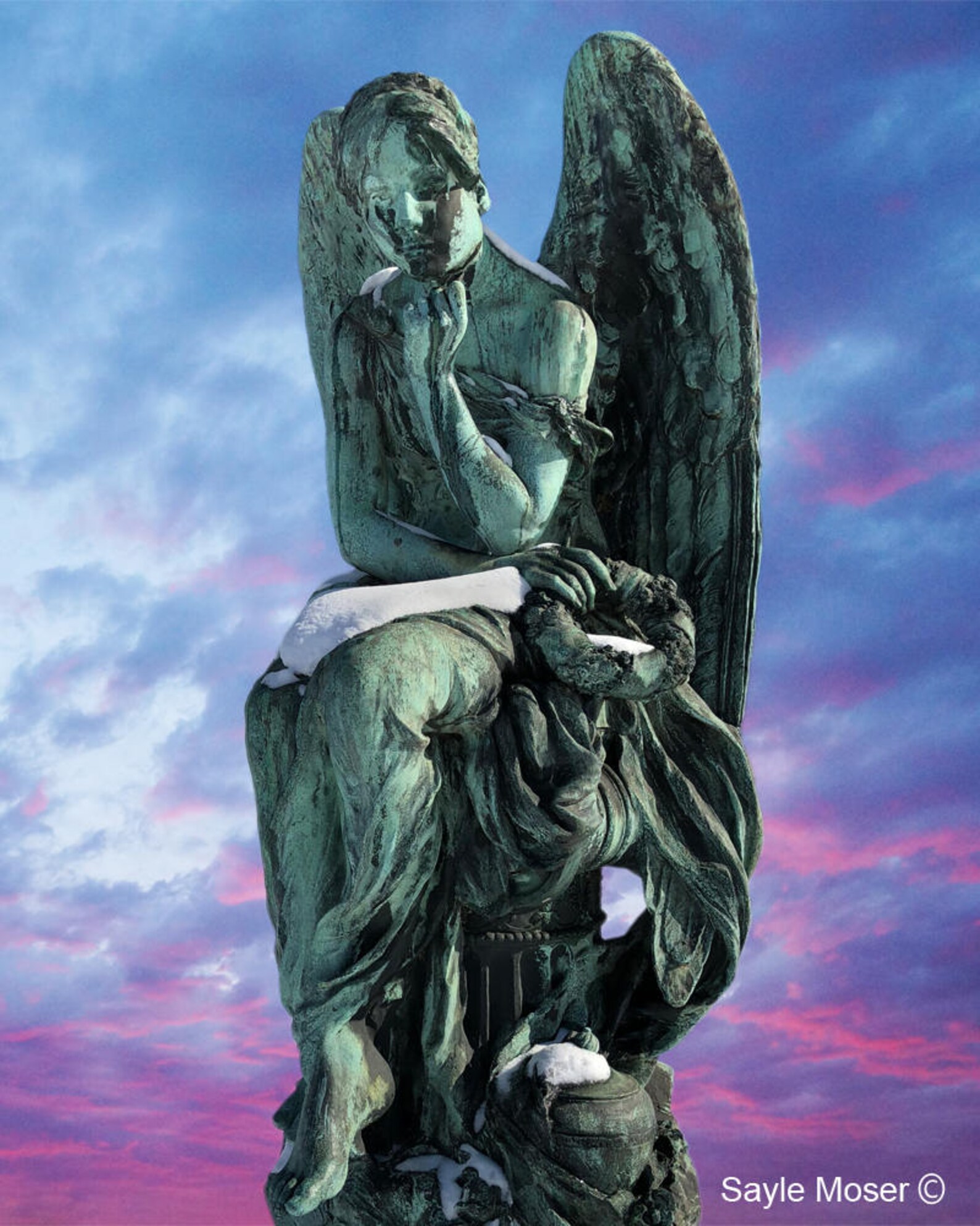 Pensive Angel 2 Fine Art Photograph Wall Art Room Decor - Etsy