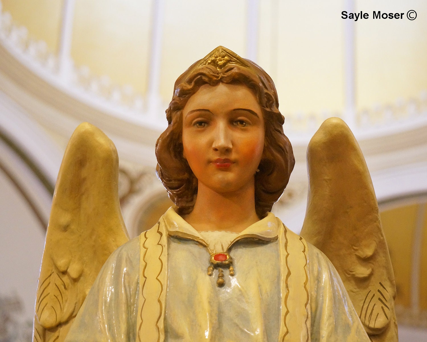 Church Angel 2 Fine Art Photograph, Wall Art, Room Decor, Angel Statue ...