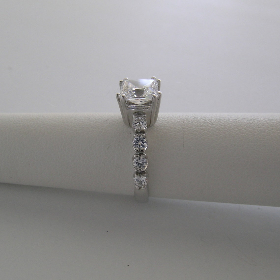 Special Engagement Ring Sterling Silver and Swarovski Crystal - Etsy