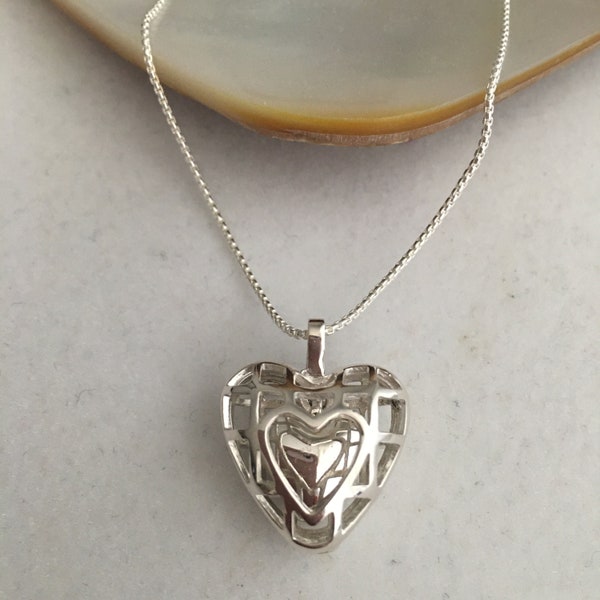 Heart Pendant - Etsy