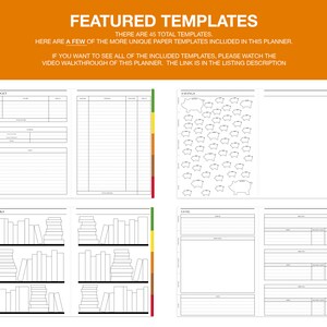 Digital Notebook 5 Subject - 5 Styles - 53 Templates - Landscape or ...