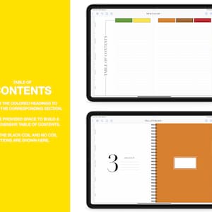 Digital Notebook 5 Subject - 5 Styles - 53 Templates - Landscape or ...