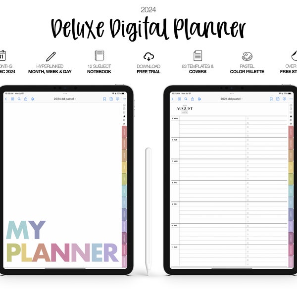 iPad Mini Planner - Etsy