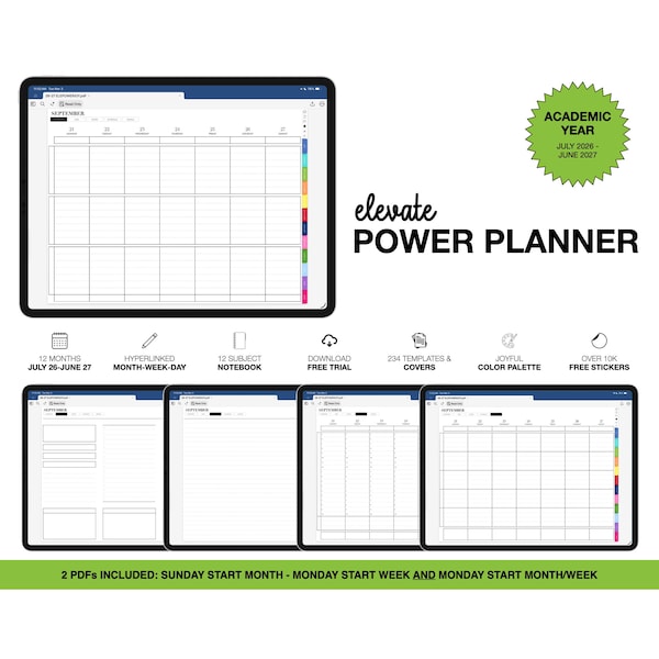 26 27 Teacher Planner - Etsy