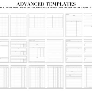 53 Essential Digital Paper Templates - 15 Covers and Stickers ...