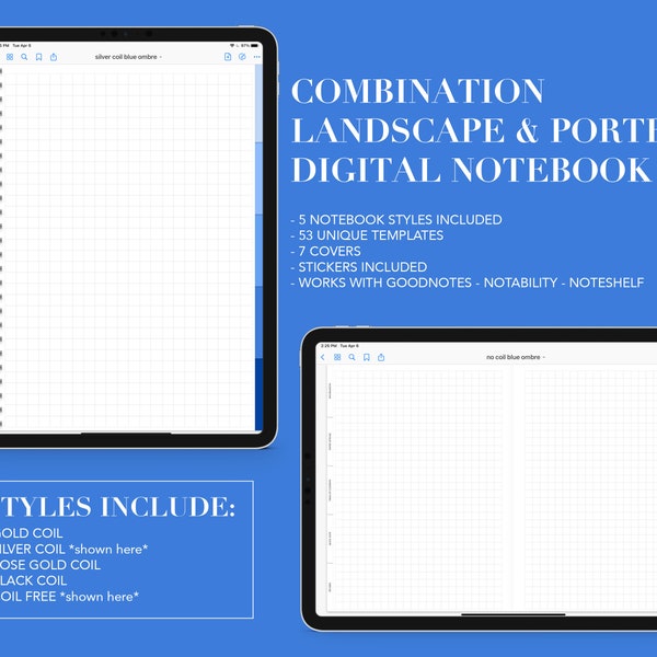 Digital Notebook - Etsy