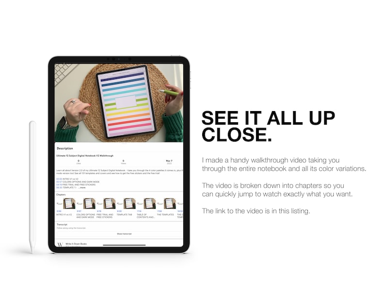 Digital Notebook | SERIES 2 | 131 Templates | 12 Subject | for ...