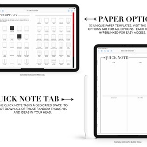 Digital Notebook 5 Subject - 5 Styles - 53 Templates - Landscape or ...