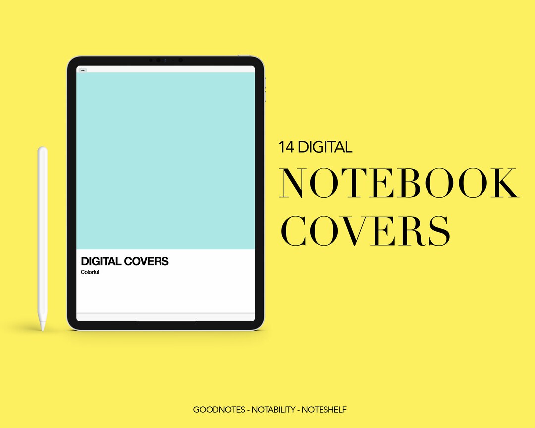 14 Digital Notebook Covers - Colorful - Inspired by Pantone | Goodnotes ...