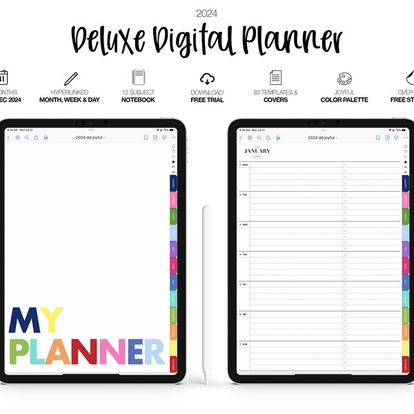 Digital Planner - Etsy