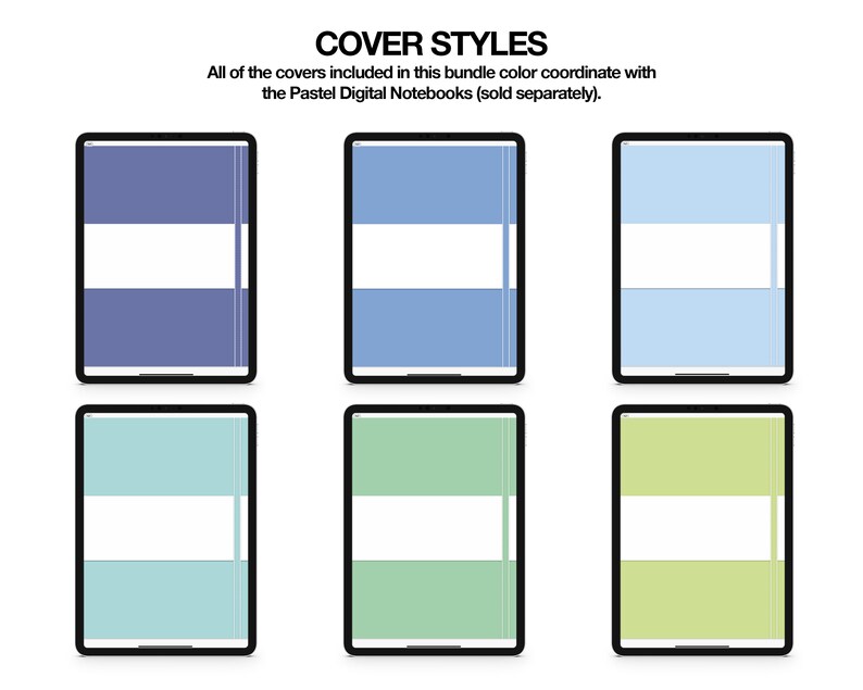 16 Digital Notebook Covers Goodnotes Notability | Etsy