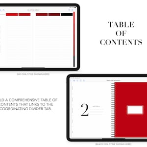 Digital Notebook 5 Subject - 5 Styles - 53 Templates - Landscape or ...