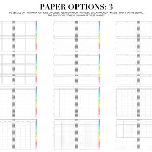 Digital Notebook 12 Subject - 5 Styles - 53 Templates - Landscape or ...