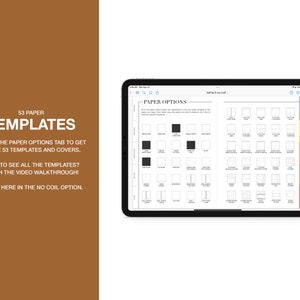 Digital Notebook 5 Subject - 5 Styles - 53 Templates - Landscape or ...