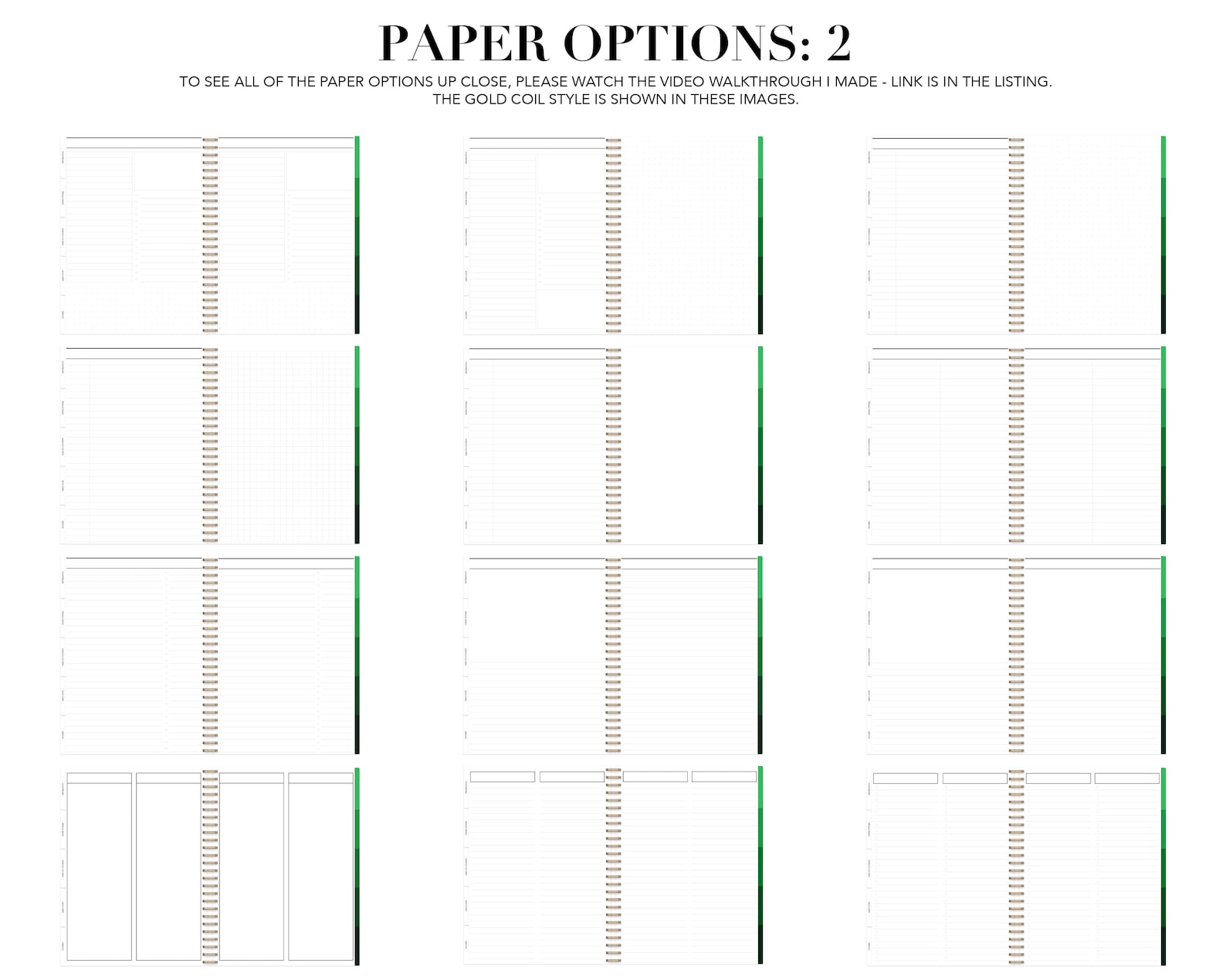 Digital Notebook 5 Subject 5 Styles 53 Templates | Etsy