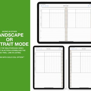 Digital Notebook 5 Subject - 5 Styles - 53 Templates - Landscape or ...
