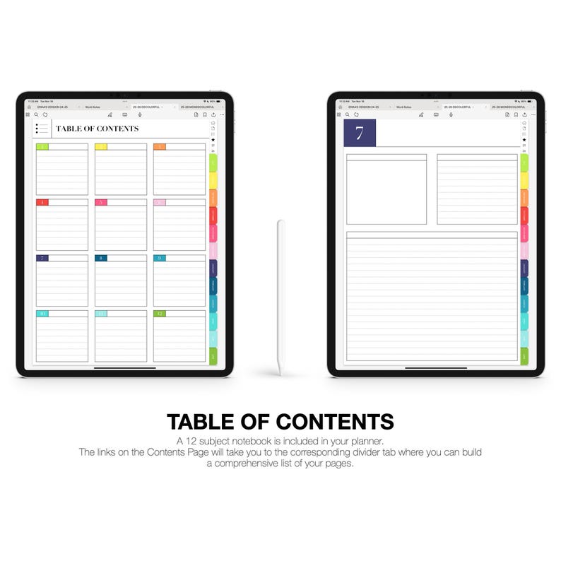 2025-2026 Digital Planner | Simple Daily Duo | Mid Year July-june | for ...