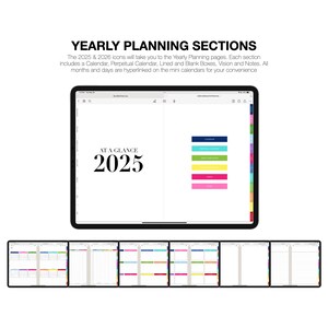 2025 MONDAY START Ultimate Digital Planner | 12 Subject Notebook ...