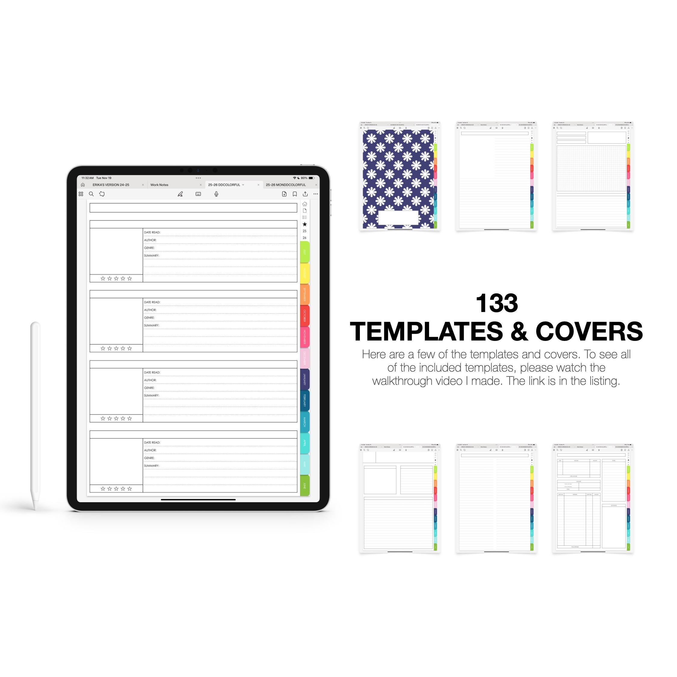 2025-2026 Digital Planner | Simple Daily Duo | Mid Year July-june | for ...