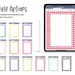 12 Digital Paper Templates Gingham Goodnotes Notability Noteshelf - Etsy