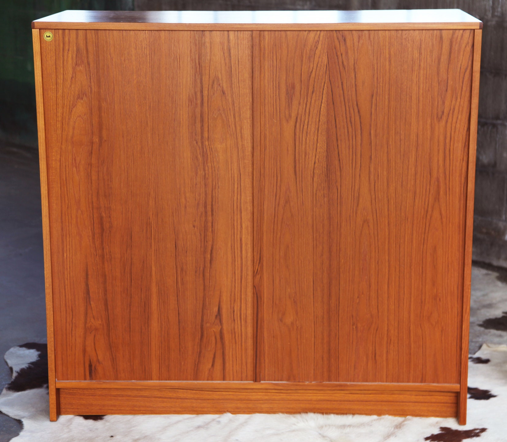 HOLD *** Mid Century Danish Modern Solid Teak Scan Coll Highboy Cabinet ...