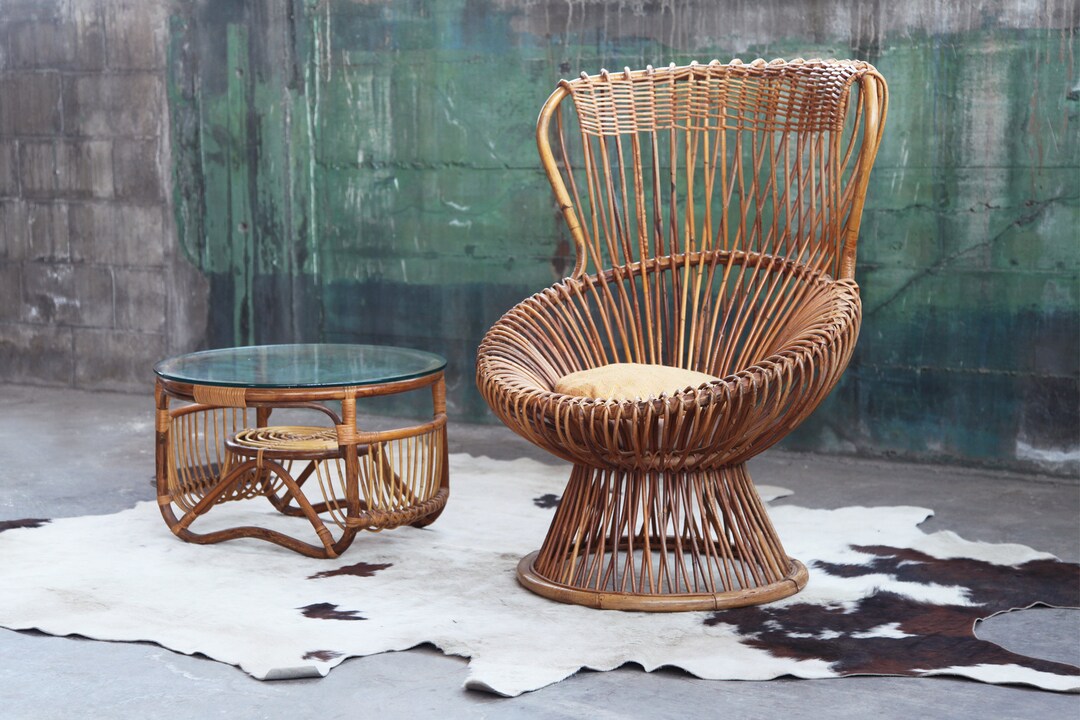 Sold* Franco Albini for Vittorio Bonacina Mid Century Margherita Chair ...