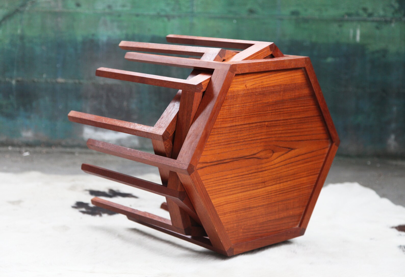 INCREDIBLE Set of 3 Hans Andersen Artex Brazilian Rosewood Stacking ...