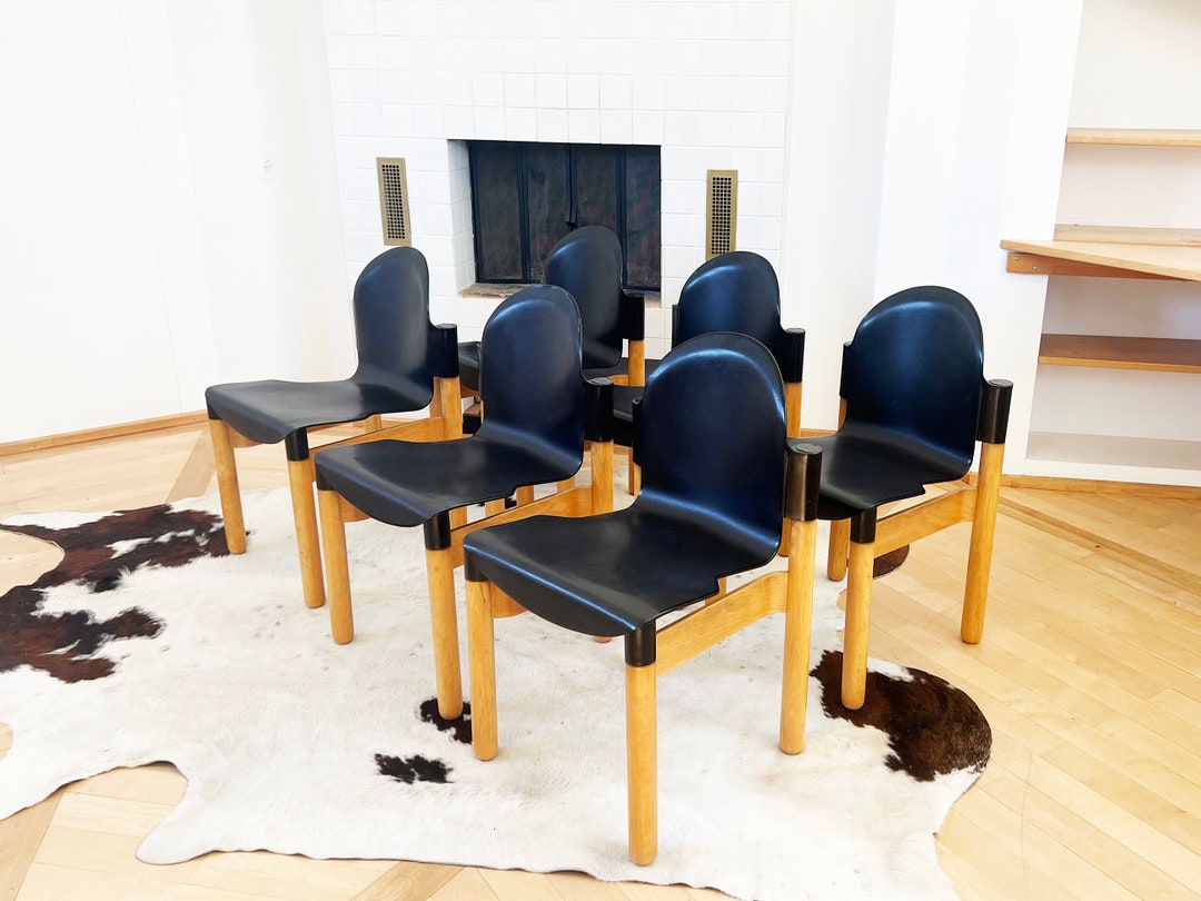 SOLD ** Postmodern 1980s Flex 2000 Stacking Chairs by Gerd Lange for ...