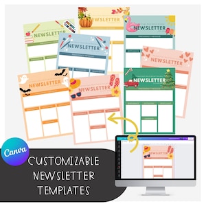 Newsletter Template - Etsy