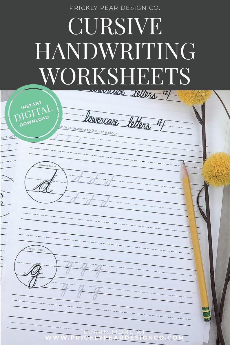 Cursive Handwriting Worksheets | Lower Case Cursive Handwriting ...