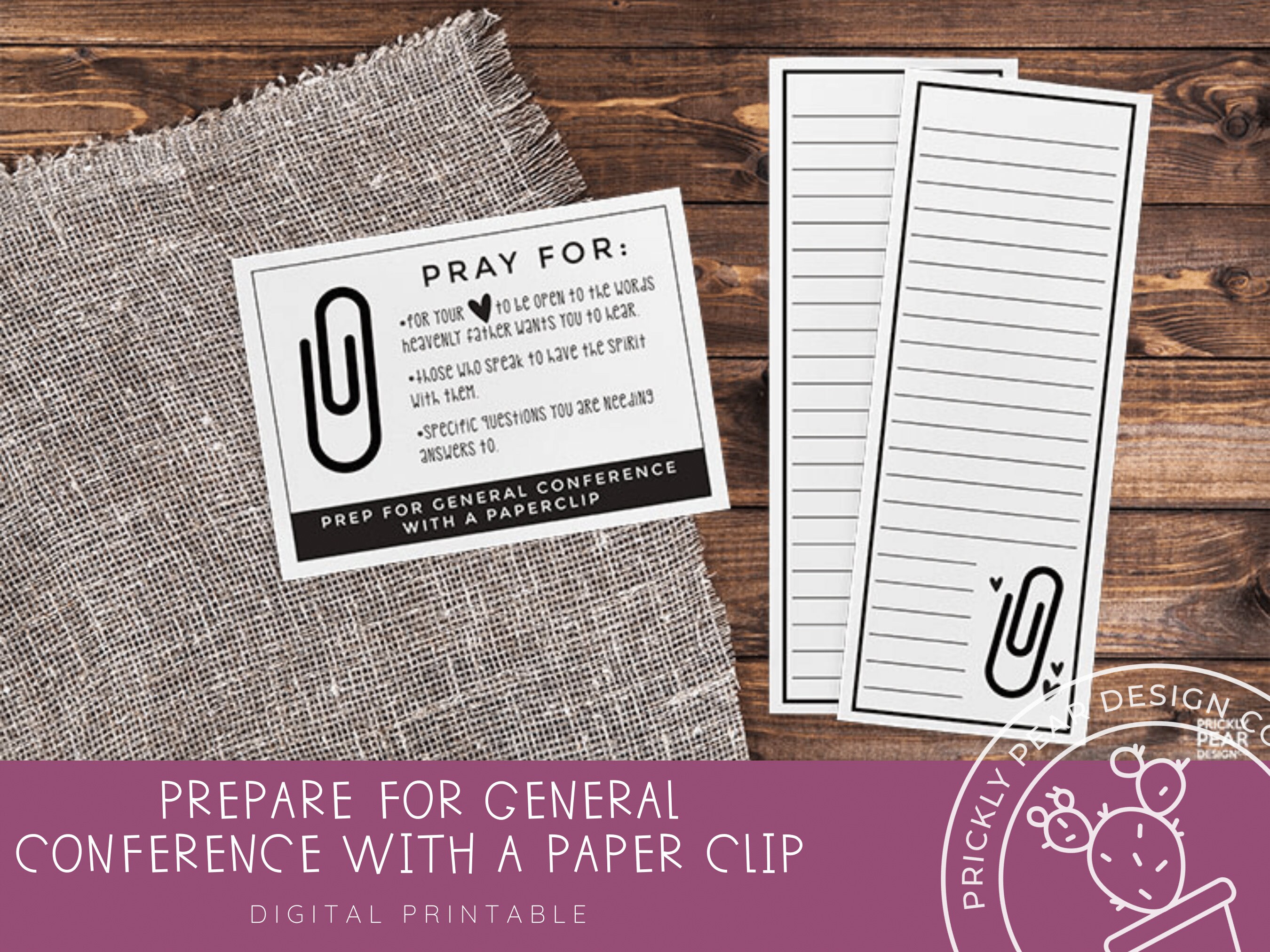 LDS General Conference Prep Printables: Paper Clip Challenge (digital ...