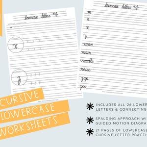 Cursive Handwriting Worksheets | Lower Case Cursive Handwriting ...