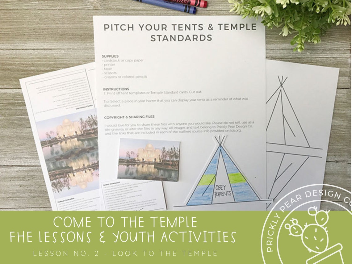 Come to the Temple Lessons LDS Temple Dedication Family Home Evening ...