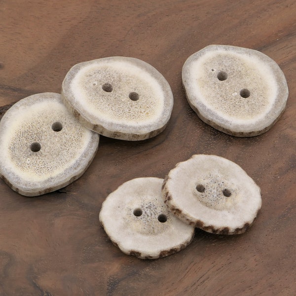 Deer Antler Buttons - Etsy