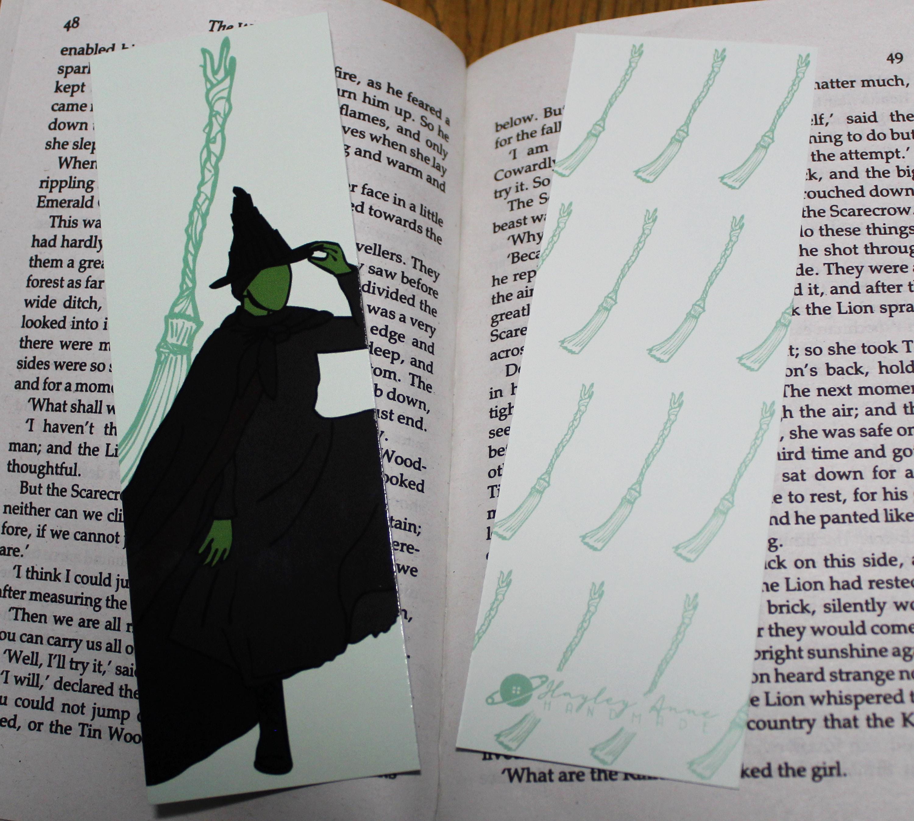 Wicked Inspired Bookmarks - Etsy UK