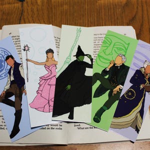 Wicked Inspired Bookmarks - Etsy UK