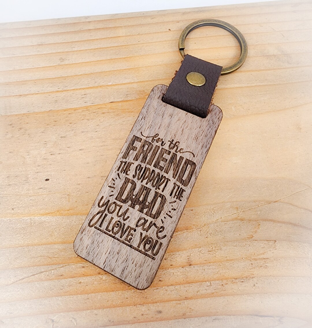 Personalized Father's Day Keychain for Dad, Keychain for Dad, Dad ...