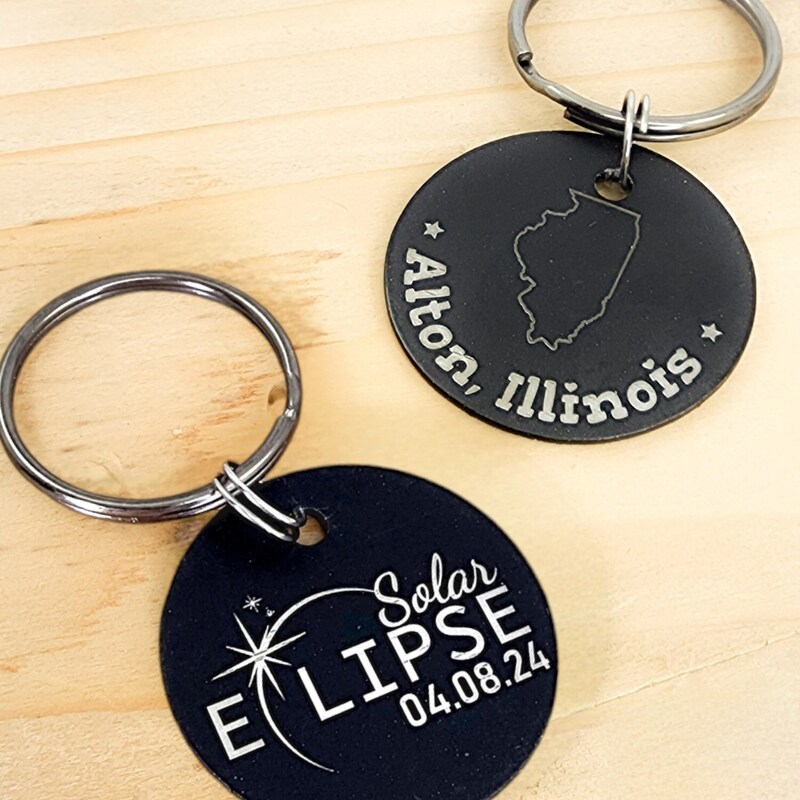 Solar Eclipse Keychains - Etsy