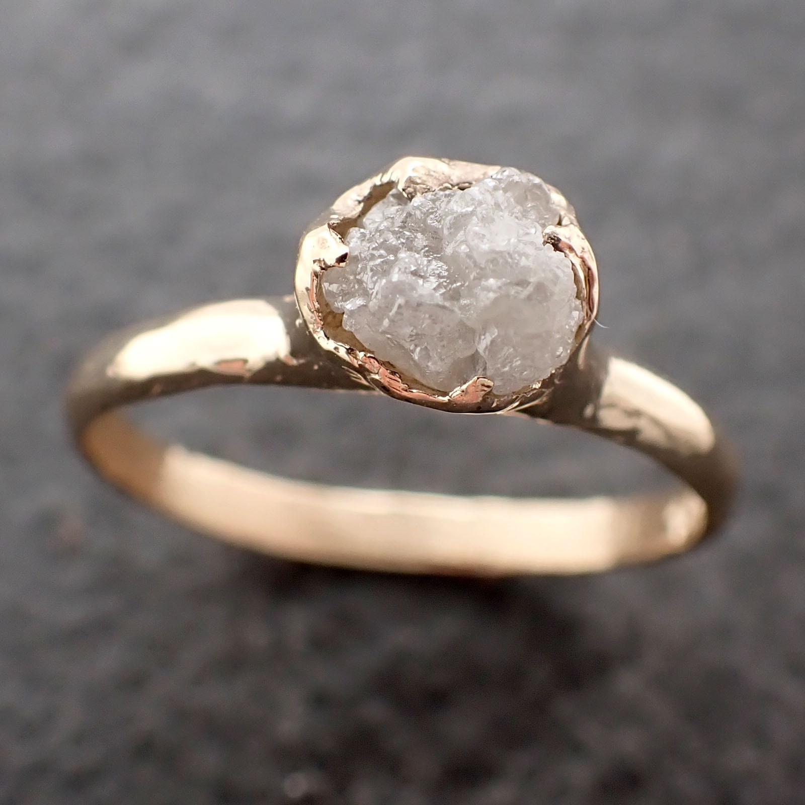 Raw Diamond Engagement Ring Etsy Norway