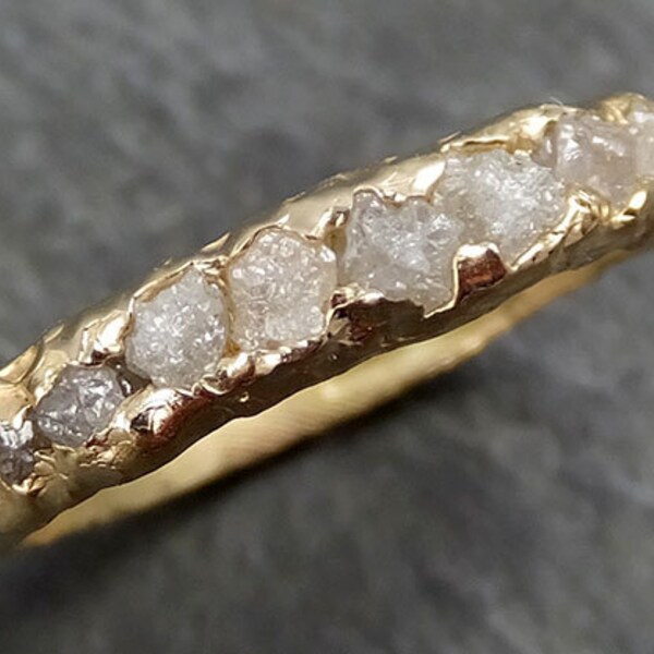 Raw Diamond Ring - Etsy