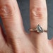 Fancy Cut Half Moon Diamond Solitaire Engagement 14k White - Etsy
