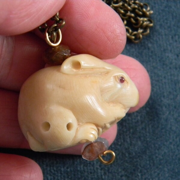 Tagua Nut Pendant - Etsy